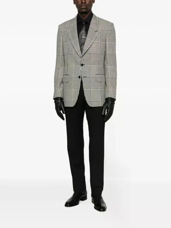 TOM FORD Button-down Long-sleeve Shirt - Black