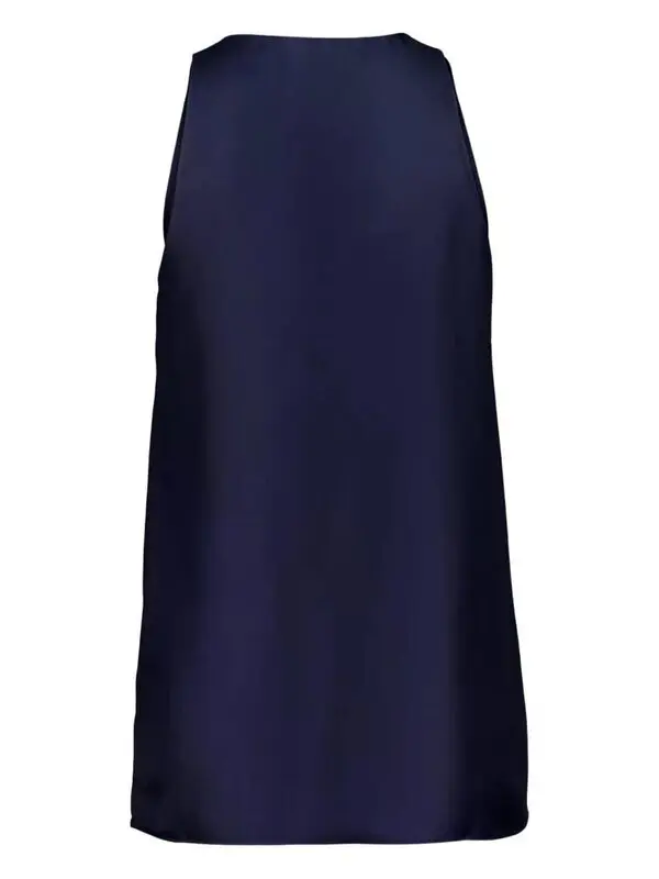 PAULA V-neck Silk Tank Top