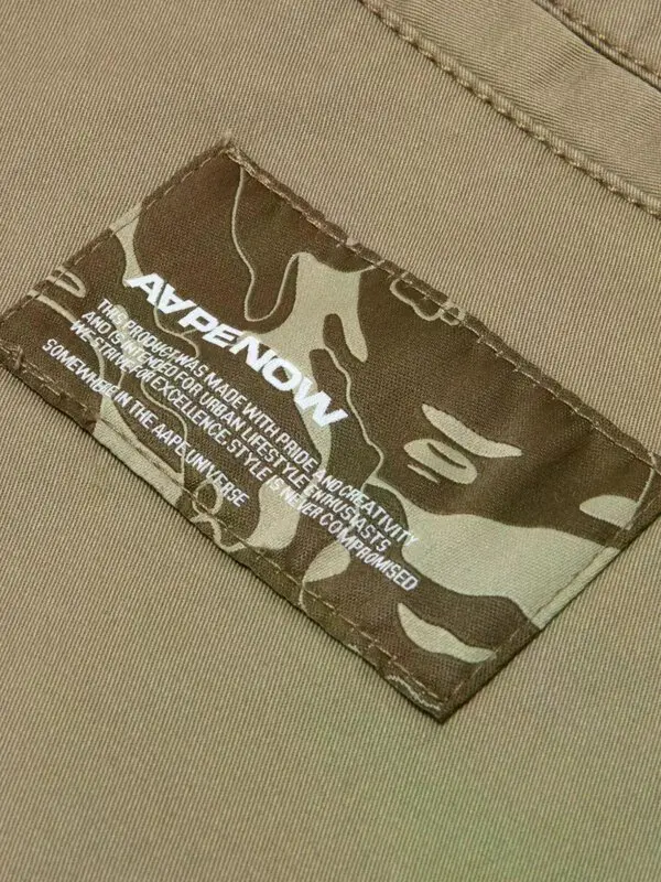 AAPE BY *A BATHING APE Moonface Patch Trousers