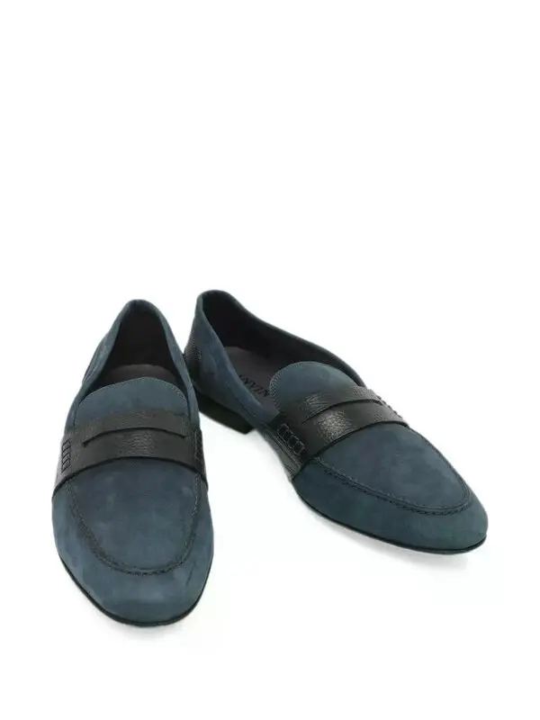 LANVIN Panelled Penny-slot Loafers