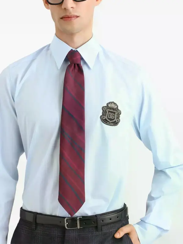 Dolce & Gabbana Cotton Poplin Martini Shirt
