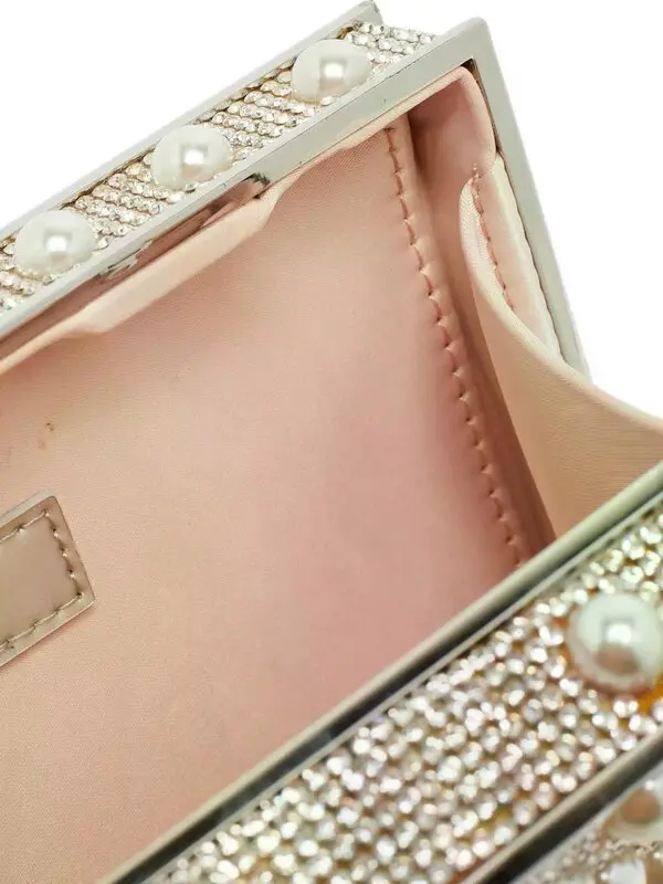 SOPHIA WEBSTER Clara Crystal Pearl Clutch Bag