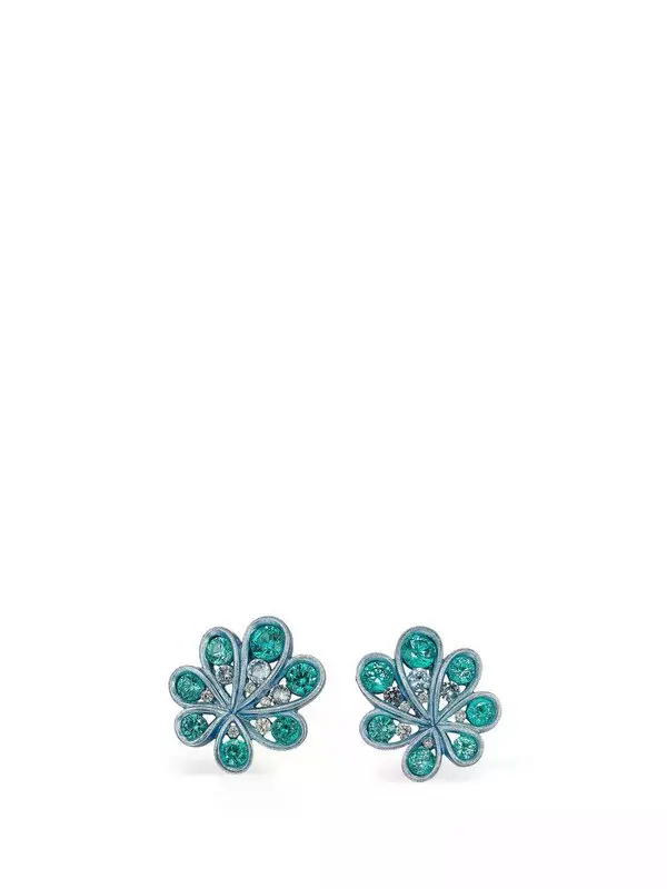 ANABELA CHAN Ocean Paraiba Chanterelle Stud Earrings