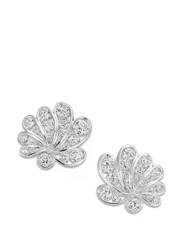 ANABELA CHAN Chanterelle Diamond Earrings - Silver