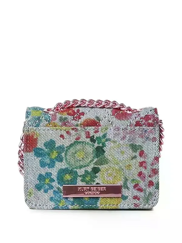 Kurt Geiger Micro Kensington Quilted Floral Shoulder Bag