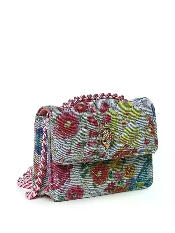 Kurt Geiger Micro Kensington Quilted Floral Shoulder Bag