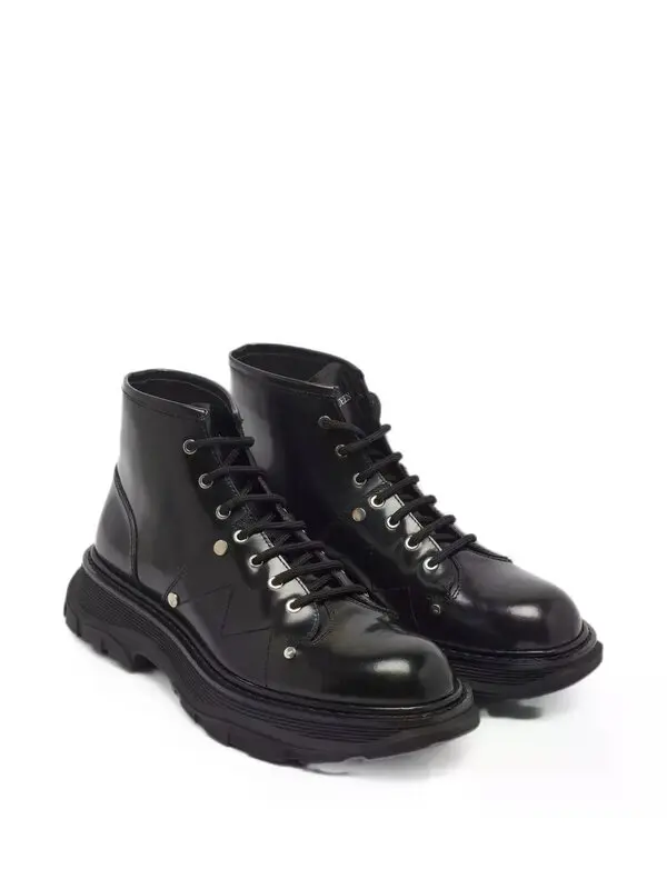 Alexander McQueen Tread Lace-up Combat Boots