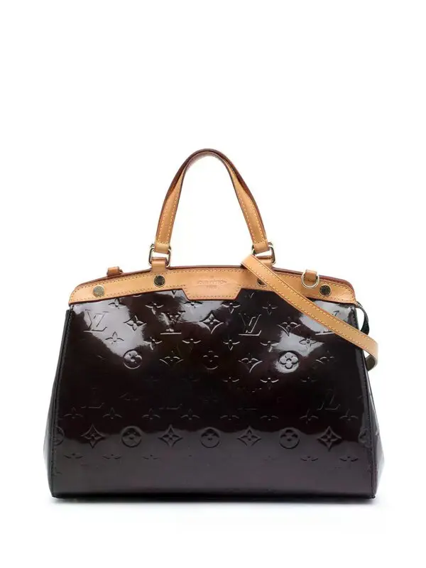 LOUIS VUITTON Monogram Vernis Brea Mm Satchel - Purple