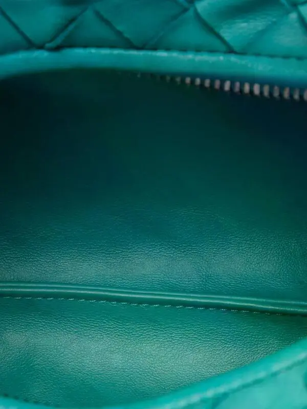Bottega Veneta 2012-2026 Mini Nappa Intrecciato Jodie Hobo Bag - Blue