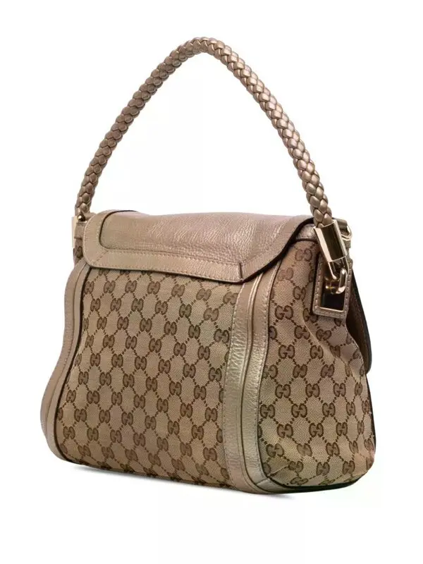 Gucci 2016-2026 Gg Canvas Bella Flap Satchel