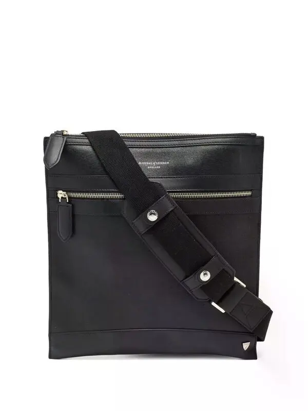 ASPINAL OF LONDON Anderson Messenger Bag - Black