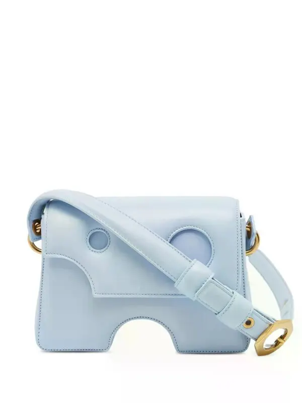 Off-White Burrow 22 Leather Shoulder Bag - Blue