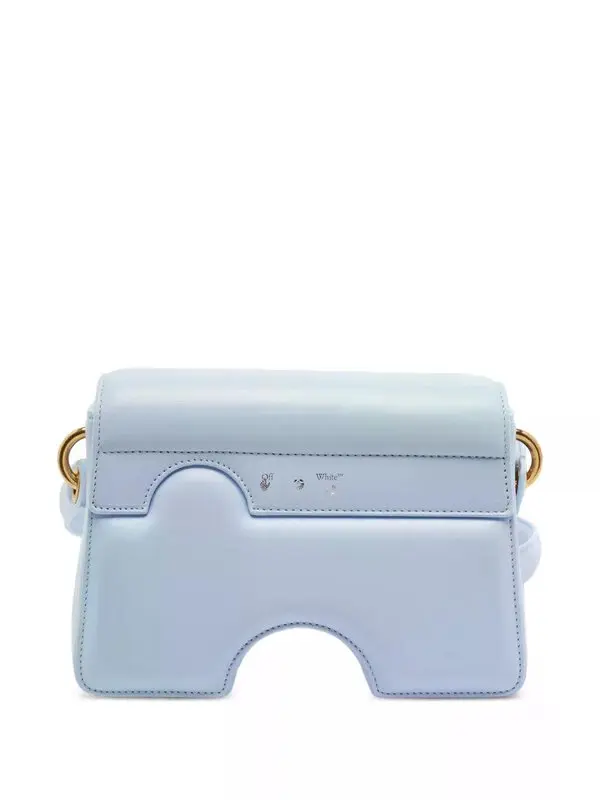 Off-White Burrow 22 Leather Shoulder Bag - Blue