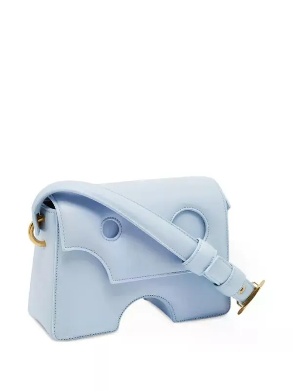 Off-White Burrow 22 Leather Shoulder Bag - Blue