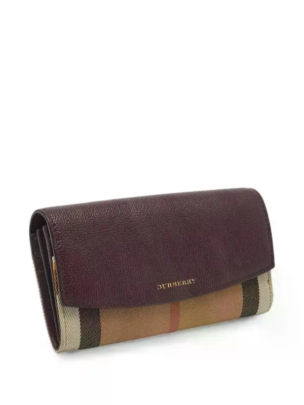 Burberry House Check Continental Wallet