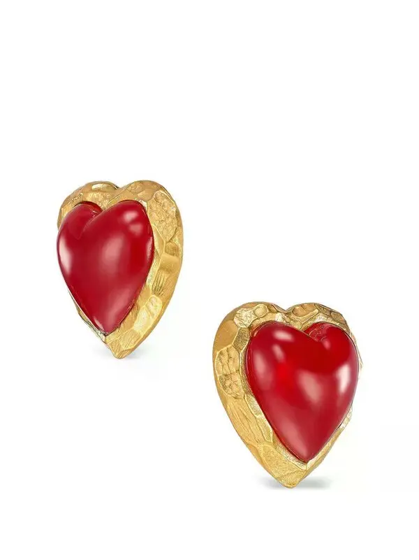ANABELA CHAN Cherry Heart Earrings