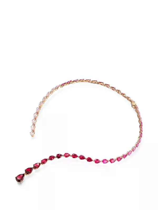 ANABELA CHAN 18k Rose Gold Vermeil Lab-grown Ruby And Sapphire Necklace