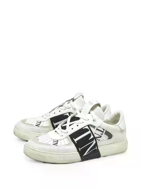 Valentino Garavani Vl7n Logo Print Leather Sneakers