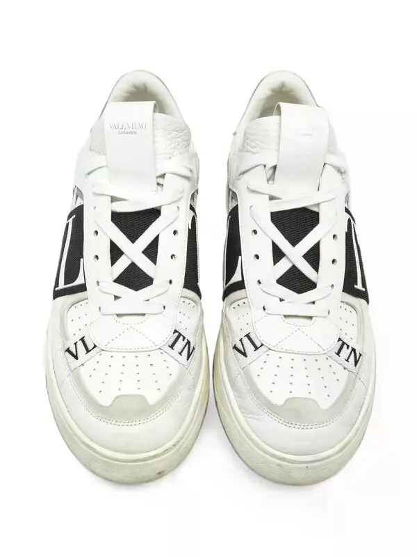 Valentino Garavani Vl7n Logo Print Leather Sneakers