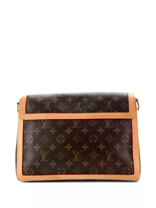 LOUIS VUITTON Dauphine Soft Monogram Canvas Gm Shoulder Bag
