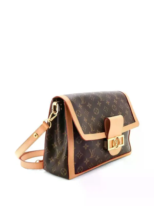 LOUIS VUITTON Dauphine Soft Monogram Canvas Gm Shoulder Bag
