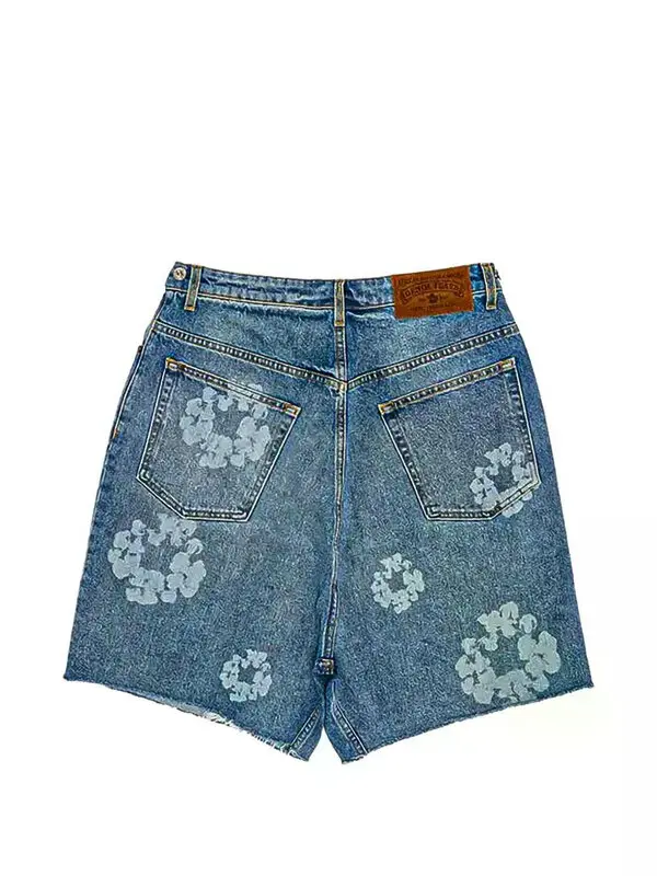 DENIM TEARS Wreath Detail Shorts