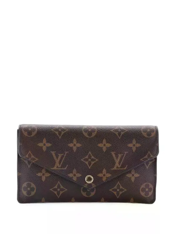 LOUIS VUITTON Jeanne Wallet Monogram Canvas Small Wallets - Brown