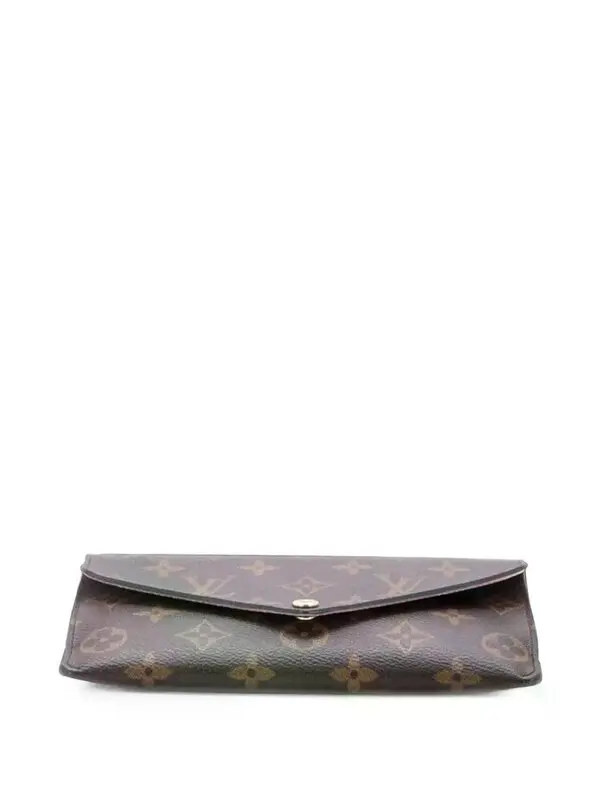 LOUIS VUITTON Jeanne Wallet Monogram Canvas Small Wallets - Brown