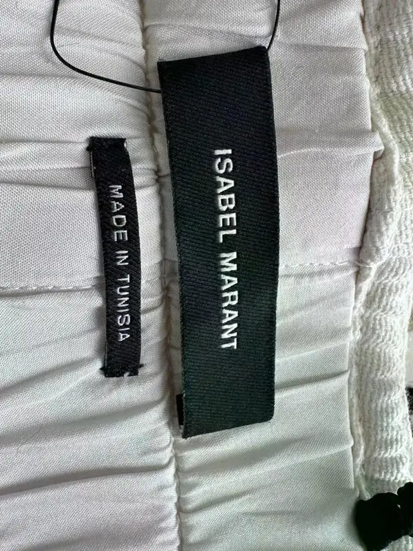 ISABEL MARANT VINTAGE High-waisted Barrel-leg Trousers