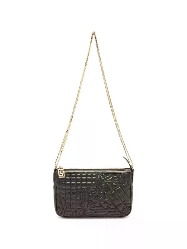 Versace Vanitas Baroque-embossed Quilted Shoulder Bag