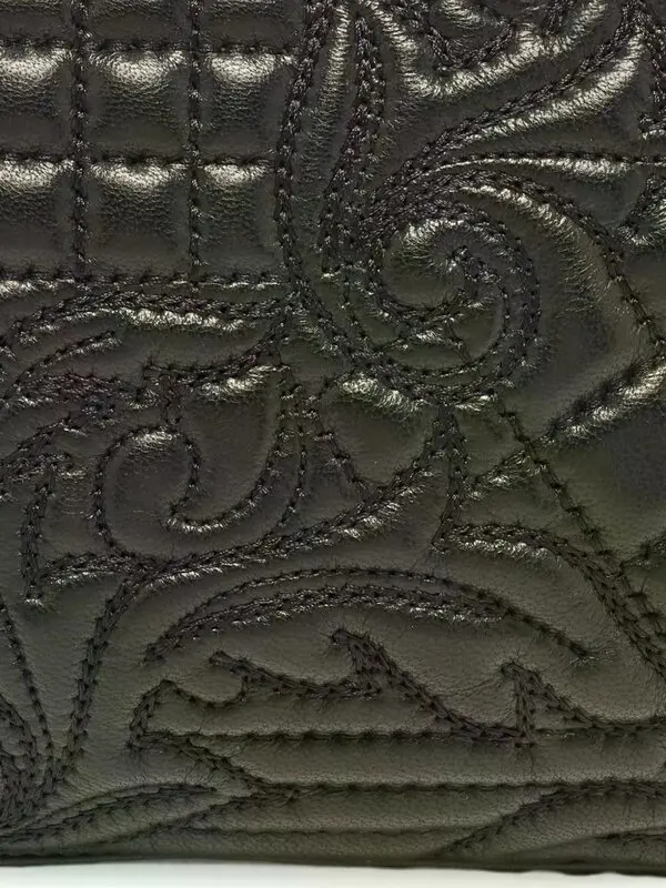 Versace Vanitas Baroque-embossed Quilted Shoulder Bag