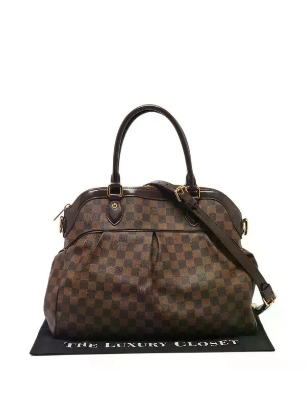 LOUIS VUITTON 2008 Gm Trevi Damier-ebene Tote Bag - Brown