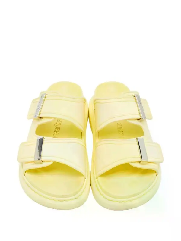 Alexander McQueen Hybrid Buckled Sandals - Yellow