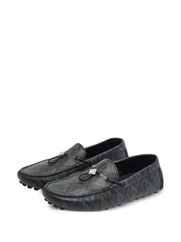 Dior Leather Cd Diamond Loafers