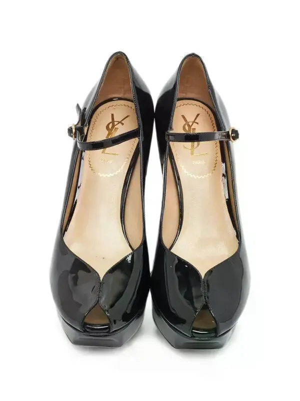 Saint Laurent Mary Jane Platform Pumps