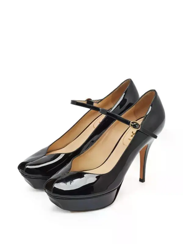 Saint Laurent Mary Jane Platform Pumps