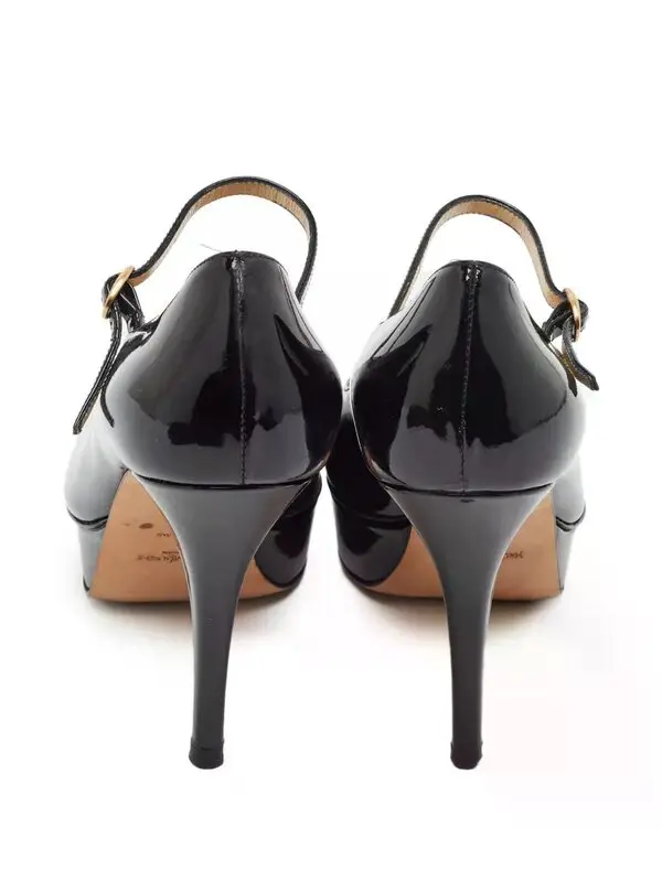Saint Laurent Mary Jane Platform Pumps