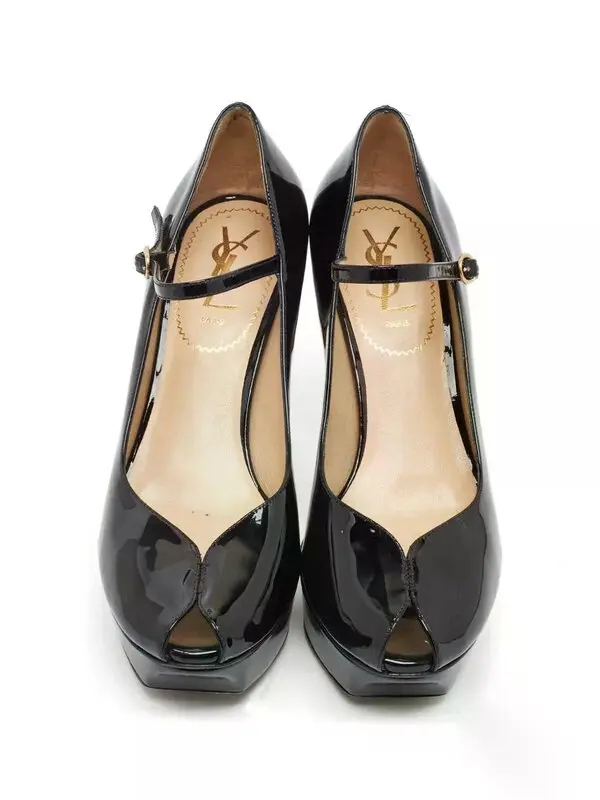 Saint Laurent Mary Jane Platform Pumps