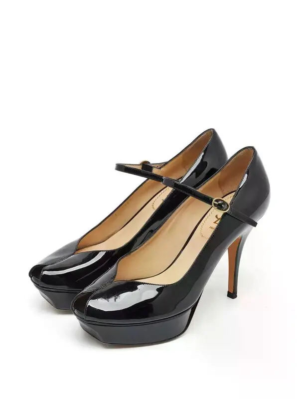 Saint Laurent Mary Jane Platform Pumps