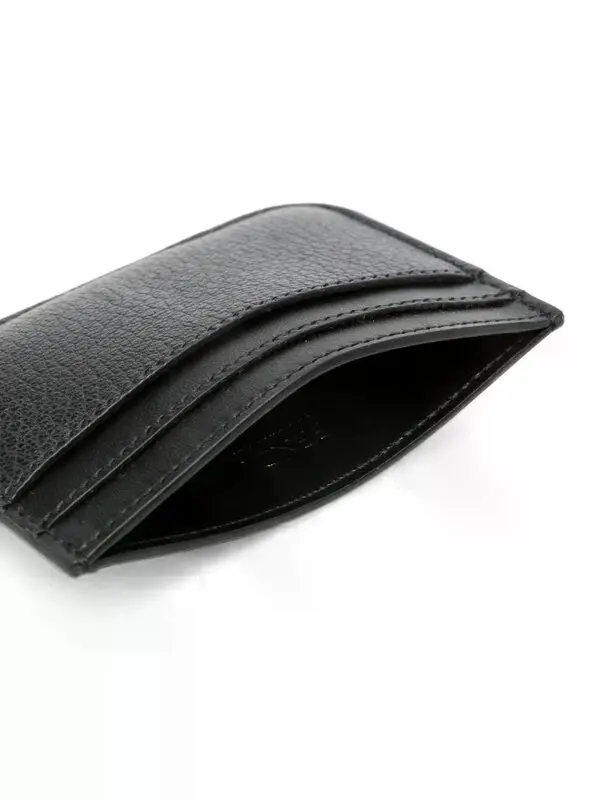 Fendi Ff-plaque Wallet - Black