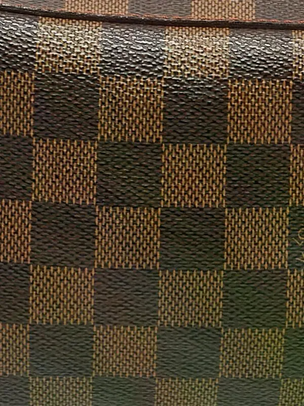 LOUIS VUITTON 2004 Geronimos Damier Ebene Canvas Belt Bag