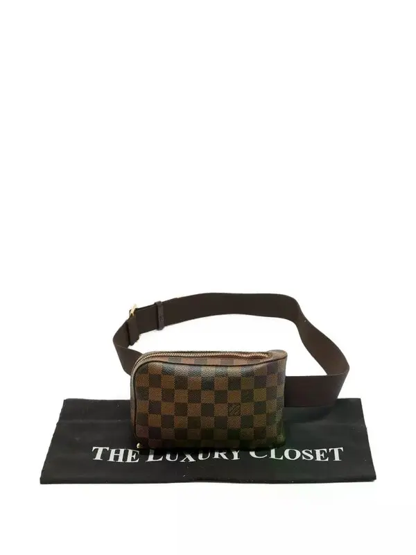 LOUIS VUITTON Damier Ebene Canvas Belt Bag