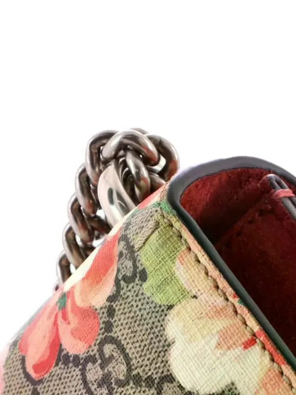 Gucci Dionysus Bag Blooms Print Gg Coated Canvas Mini Shoulder Bag - Brown