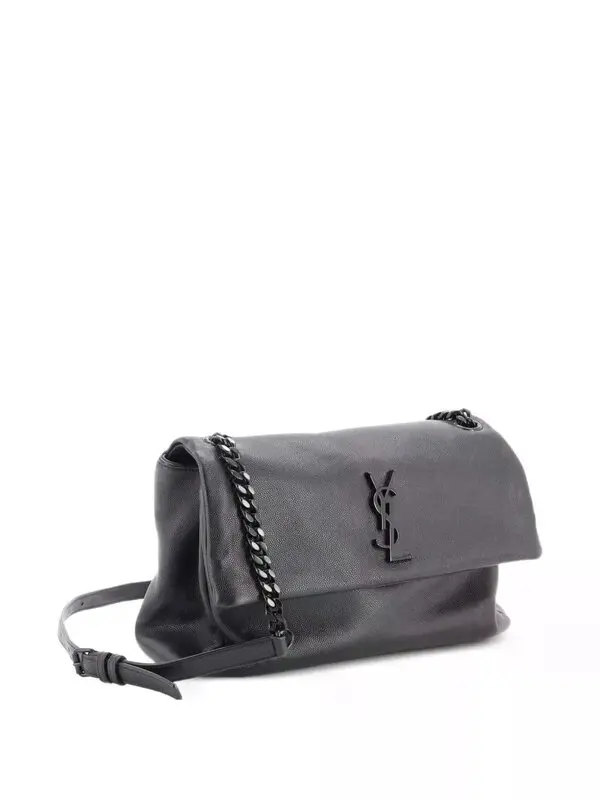 Saint Laurent West Hollywood Shoulder Bag Leather Medium Crossbody Bag - Black