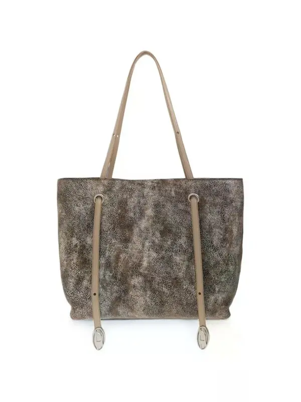 DIESEL® D-rop Cracked-effect Tote Bag