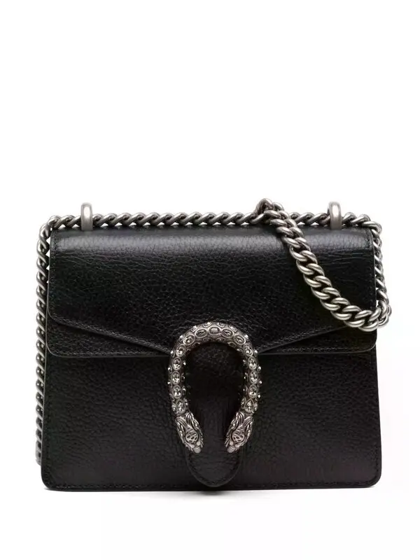 Gucci 2016-2026 Small Calfskin Dionysus Crossbody Bag - Black