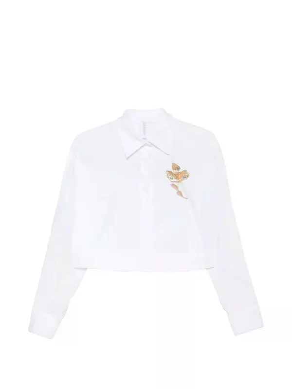 Imperial Cropped Long-sleeve Shirt