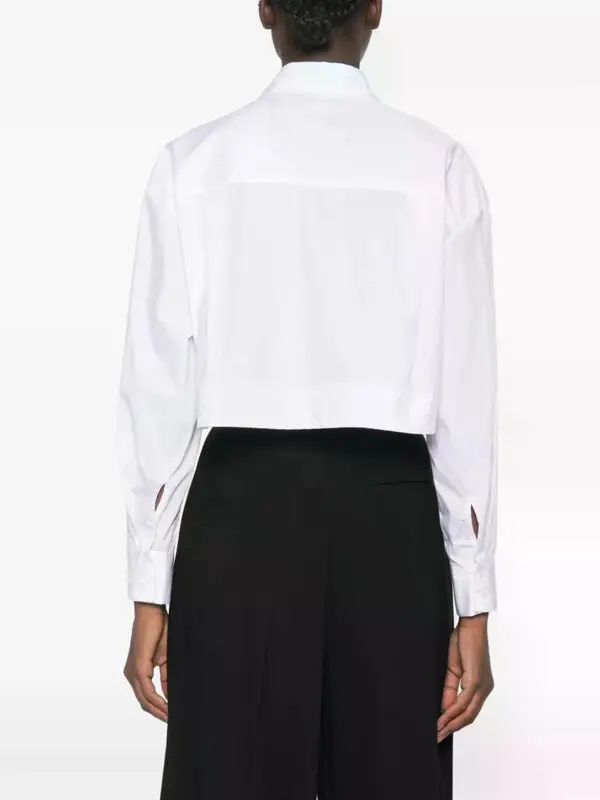 Imperial Cropped Long-sleeve Shirt