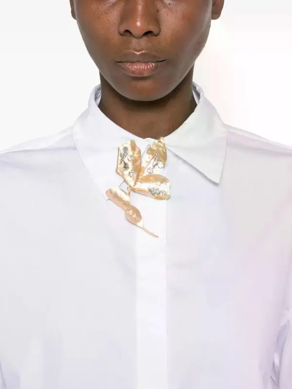 Imperial Cropped Long-sleeve Shirt
