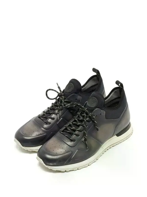 LOUIS VUITTON Run Away Leather Sneakers
